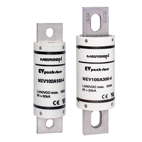 EVpack-fuse MEV100A, 1,000 VDC Max., L/R less than or equal 1ms, 8 ...