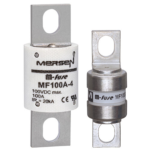 M-fuse MF 100VDC Max., L/R less than or equal 1.5ms, 50 - 200A Fuses ...