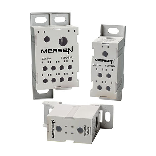 FSPDB Series UL 1059 Finger-Safe Power Distribution Blocks Power Distribution Blocks | Mersen
