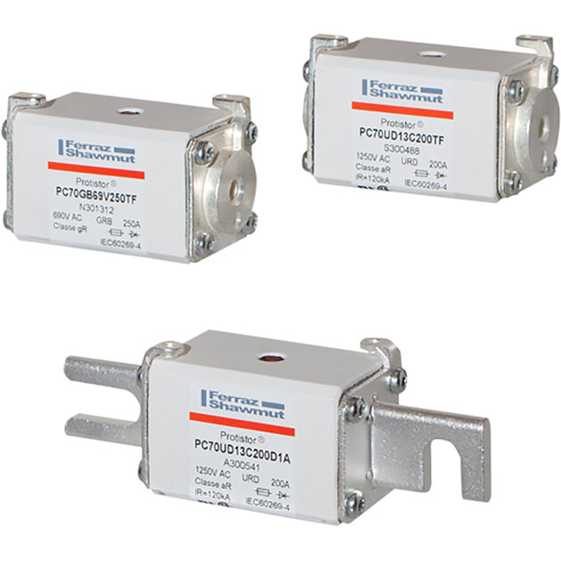 Protistor® size 70 gR, 350 to 600VDC Fuses | Mersen